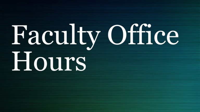 Faculty Office Hours | Yuba College