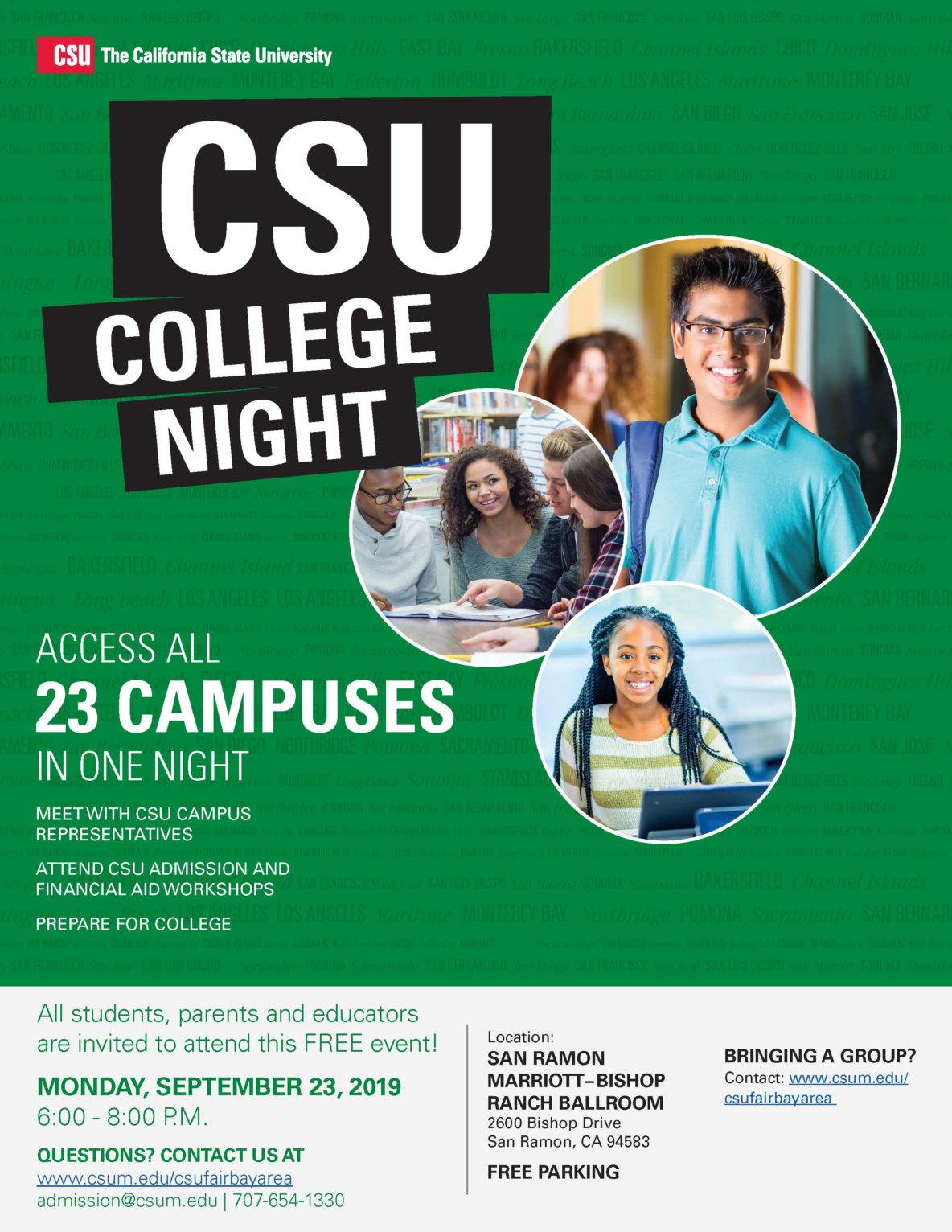 CSU College-Night-Flyer 2019 | Yuba College