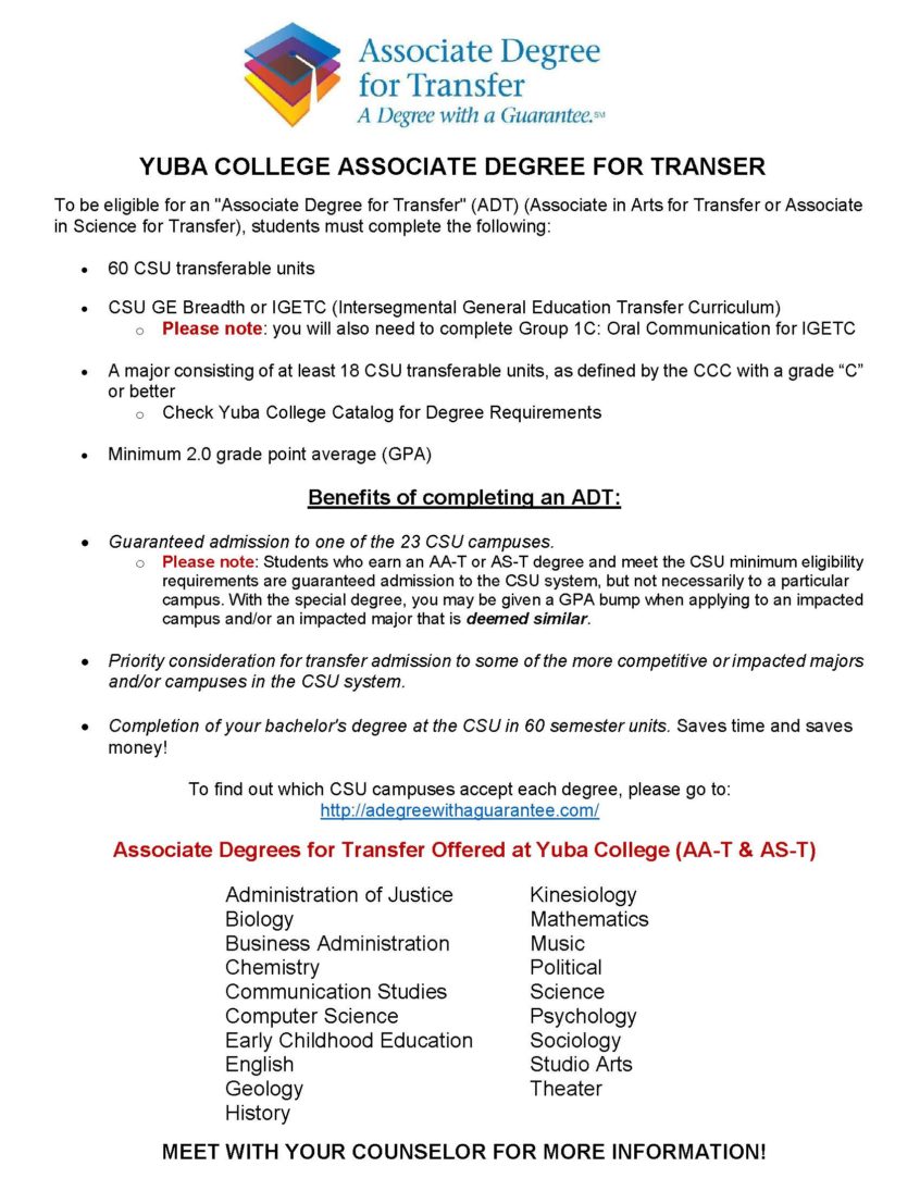 Yuba College ADTs 2019 | Yuba College