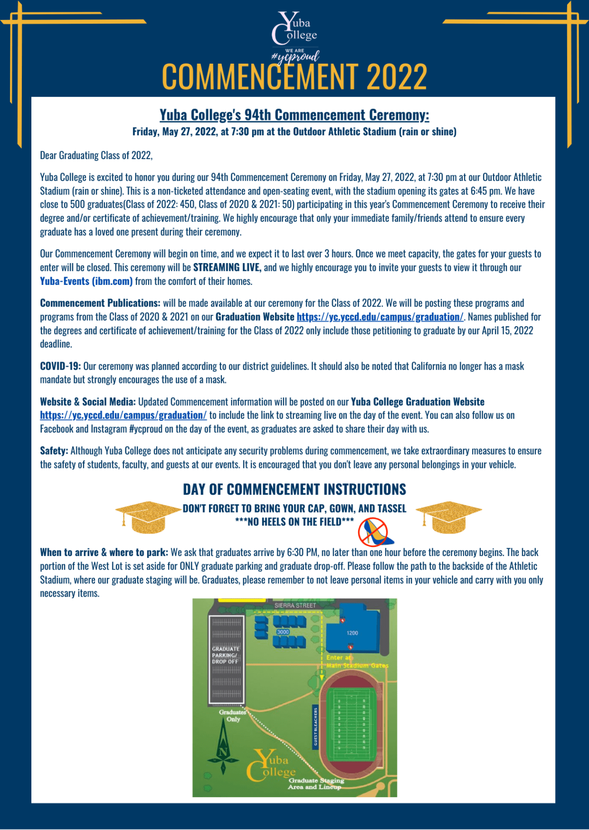 Graduation Instructions - Yuba College