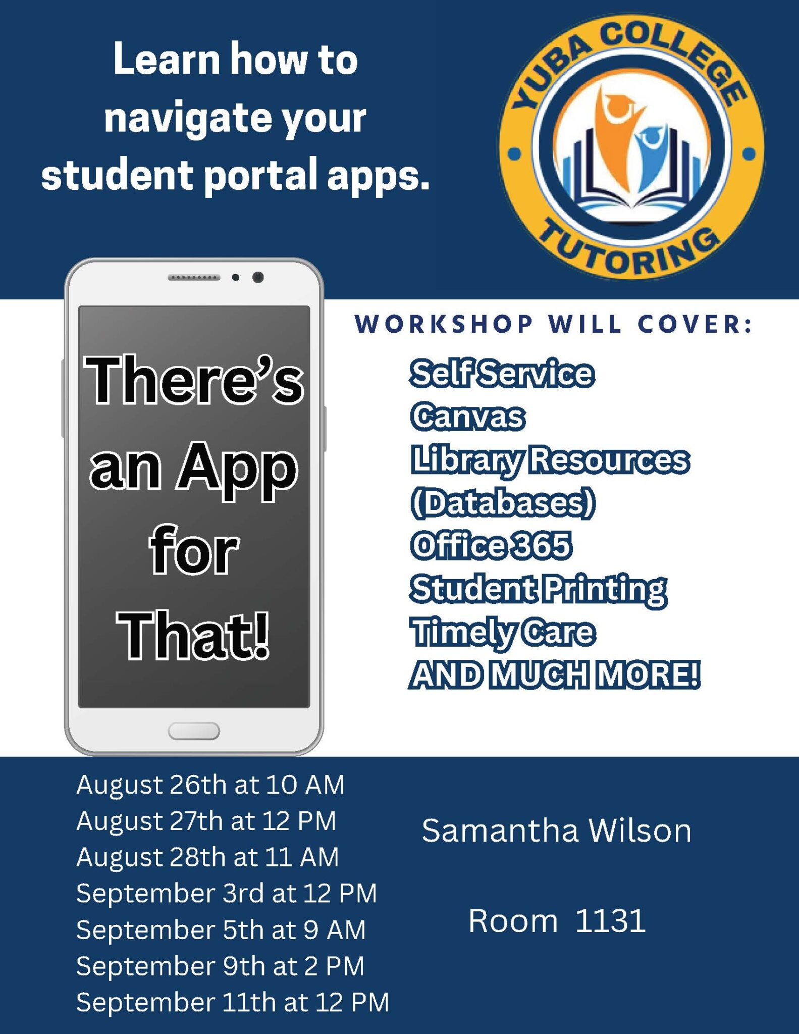 Learn how to navigate your student portal apps | Yuba College