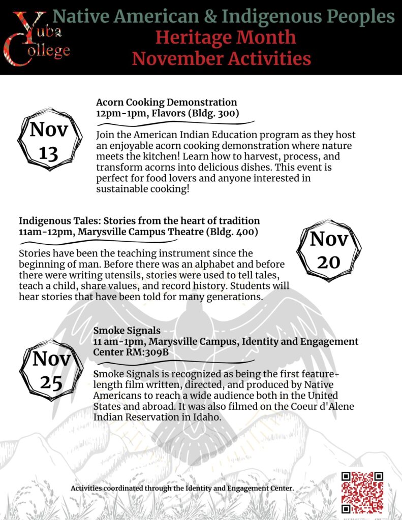 Native American & Indigenous Peoples’ Month | Yuba College