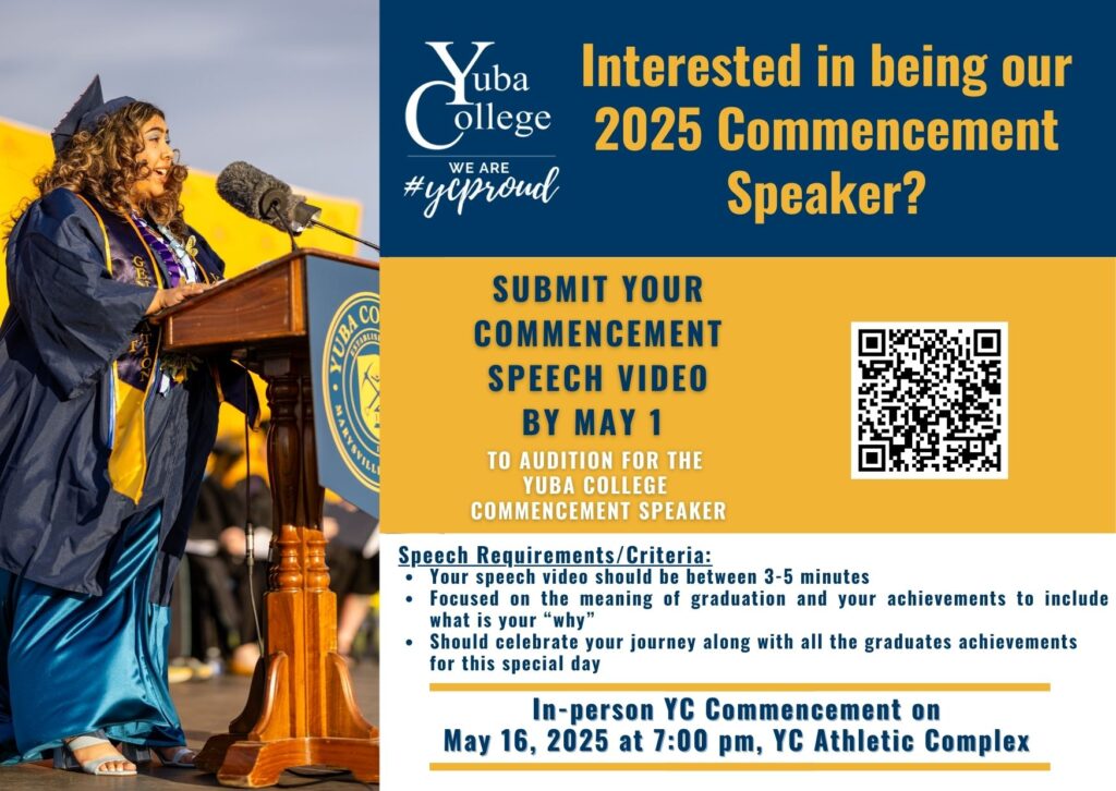 Graduation Speaker Registration Form | Yuba College